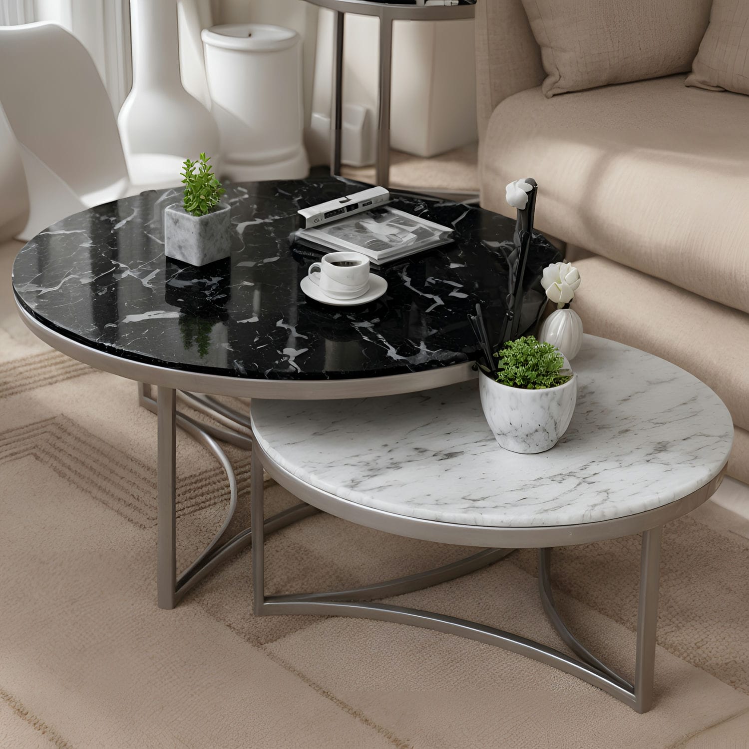 White Marble Coffee Table Prices and Models