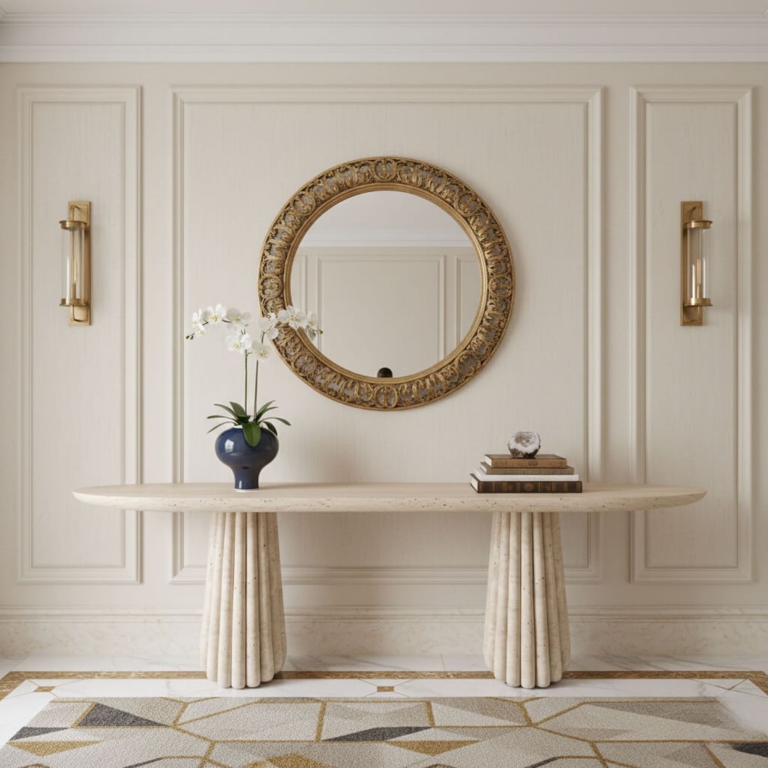 Atlas Travertine Dresser - TRD084