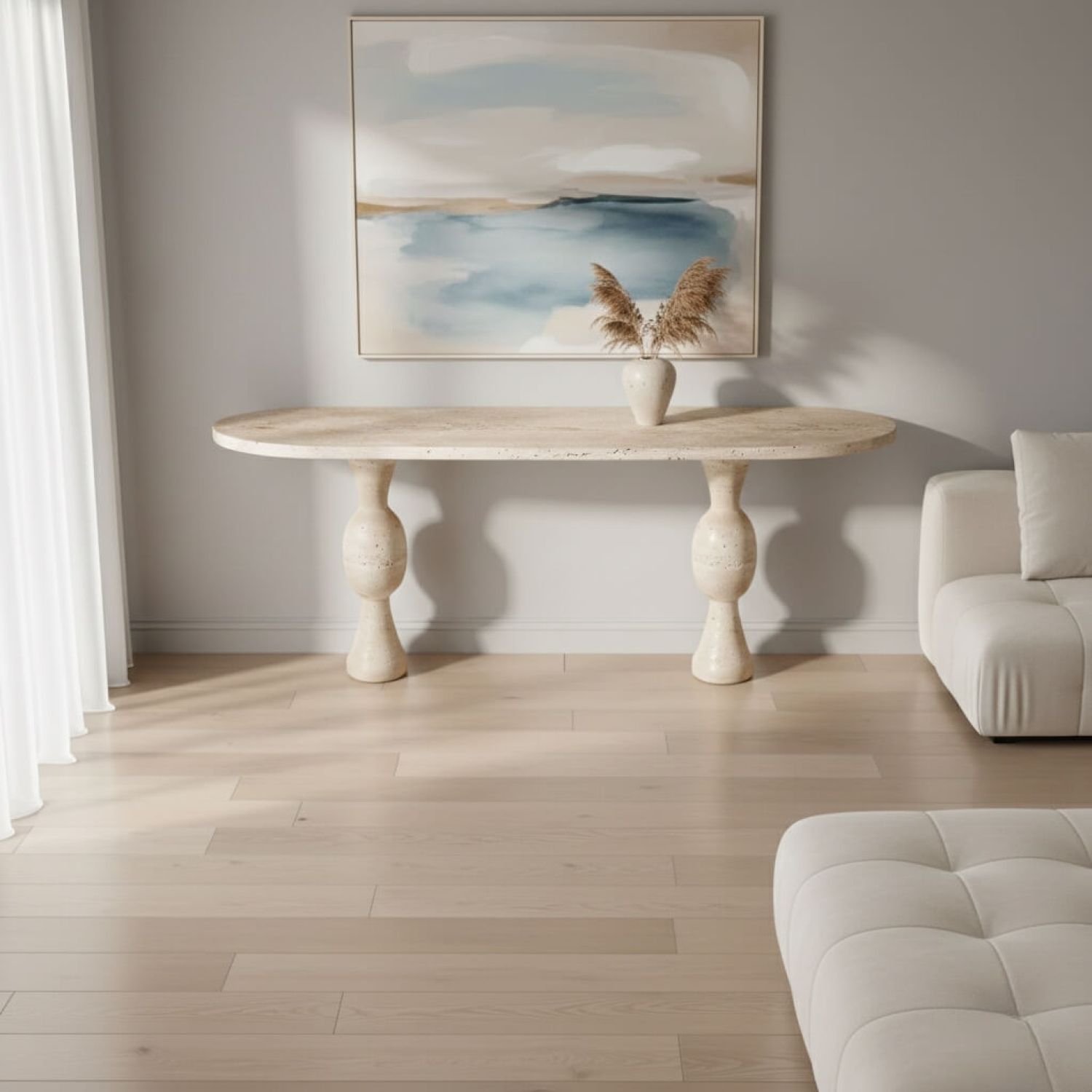 Luna Travertine Dresser - TRD099