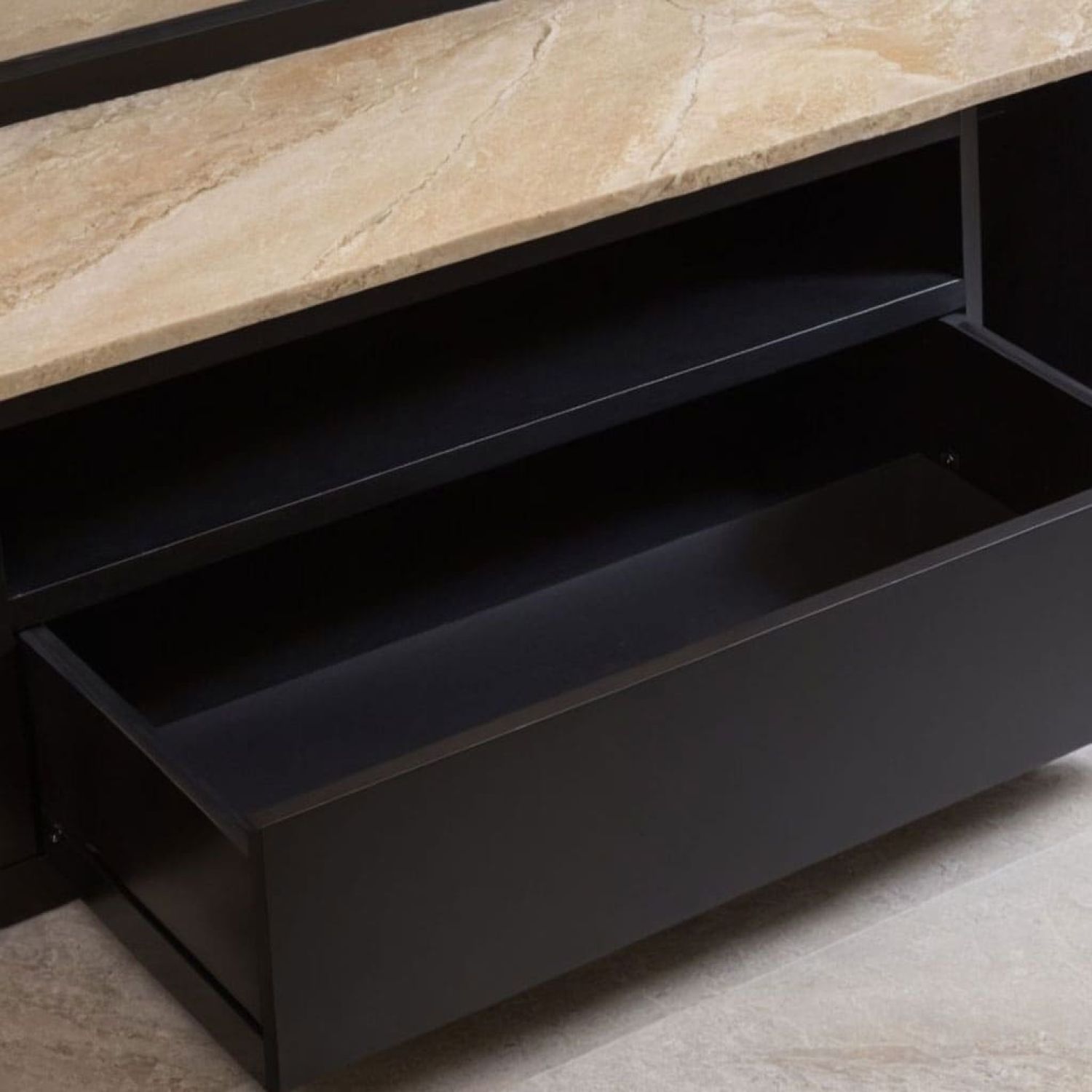 Marble TV Stand - Elegance and Durability Combined