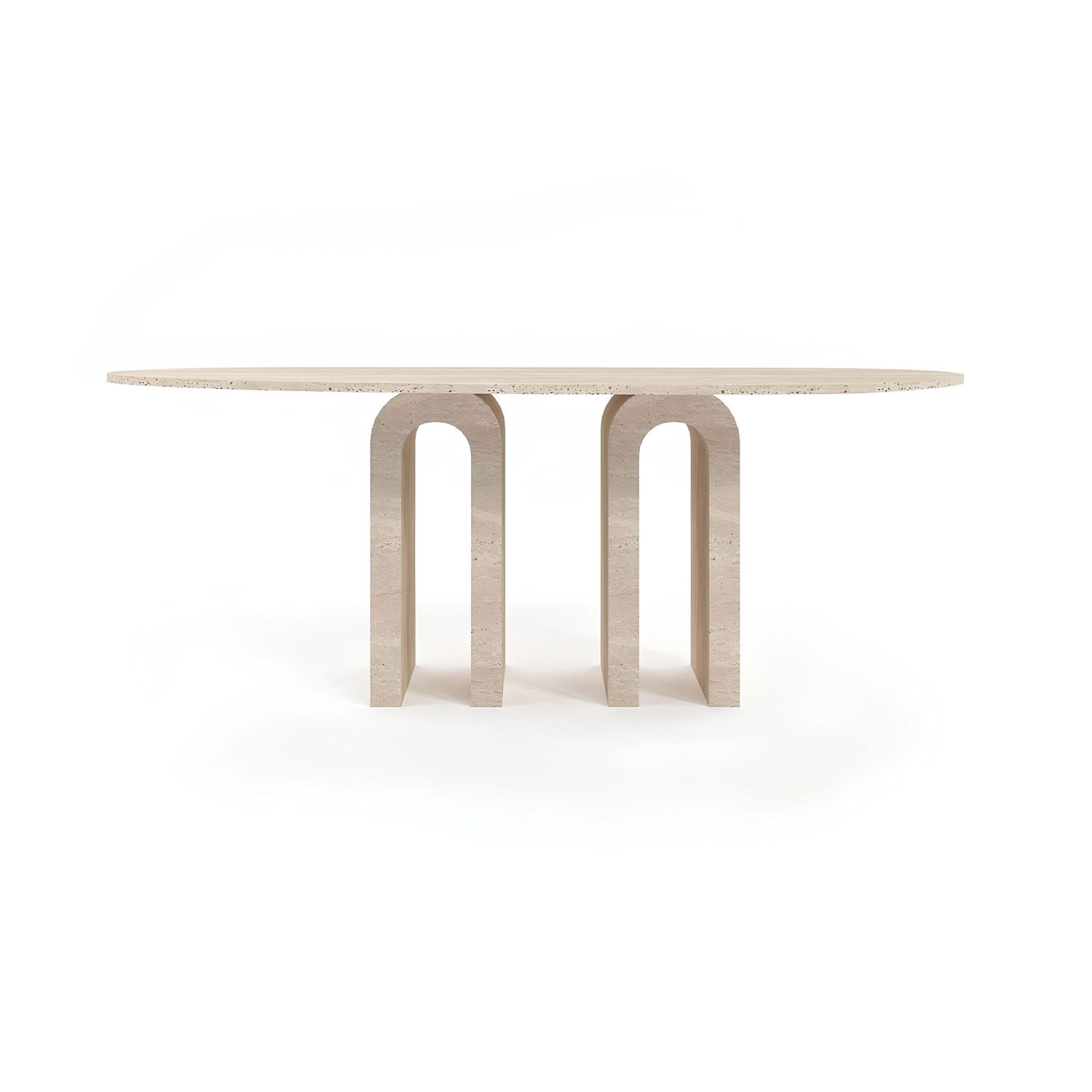 Tina Travertine Dining Table - TRV029