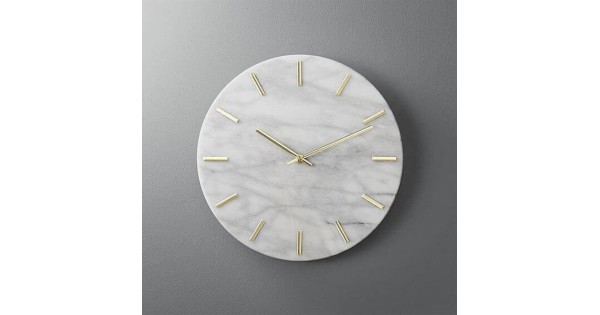 White Marble Wall Clock: Designs of Elegance!