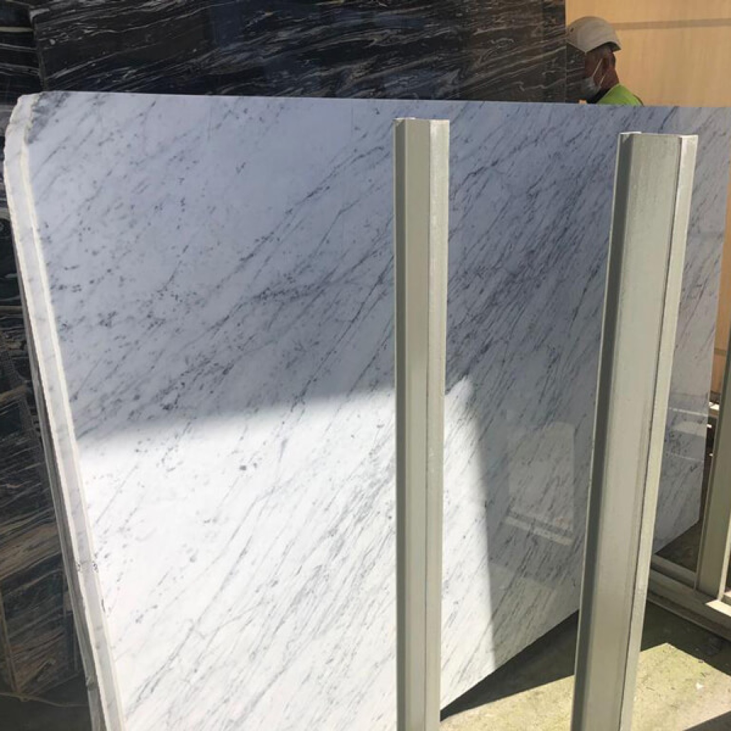 Carrara-Marmor: Naturstein